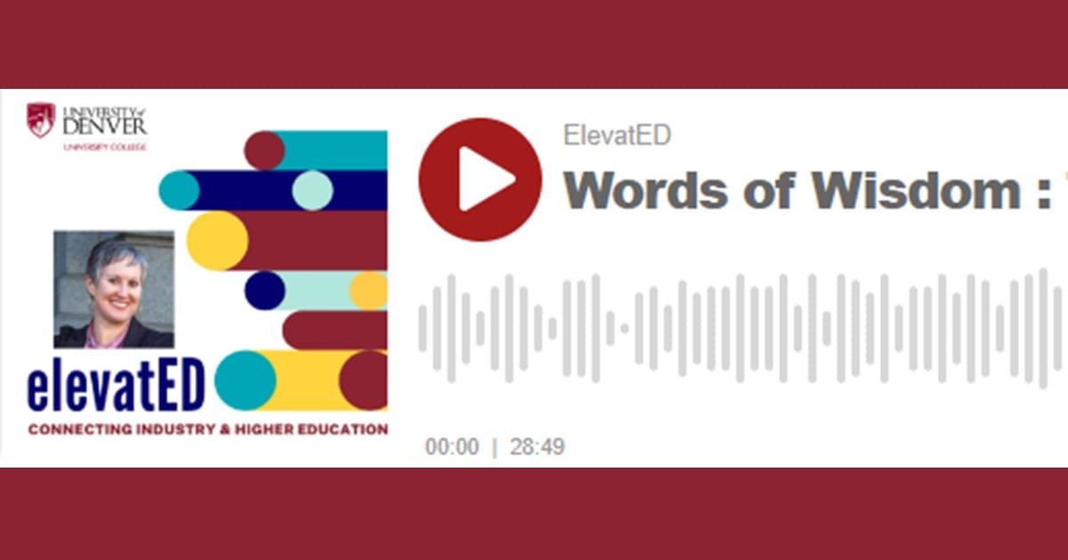 ElevatED (S2:Ep5) Words of Wisdom: Tips for Career Switchers | PSC DU